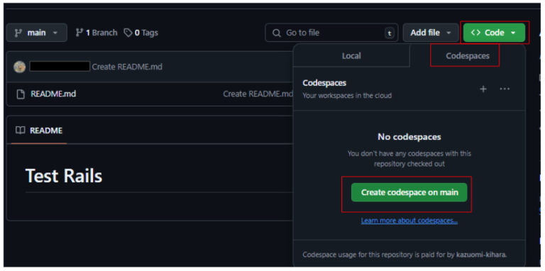 GitHub CodespacesでRails開発を始める方法｜初心者向け完全ガイド | のんびりぱんちょ
